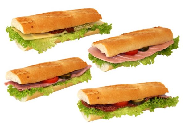 Sandwichbrot am Meter Feier Firmenapero Hochzeit Geburtstasparty